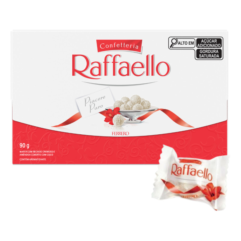 Ferrero Raffaello - Caixa com 09 Bombons 90g